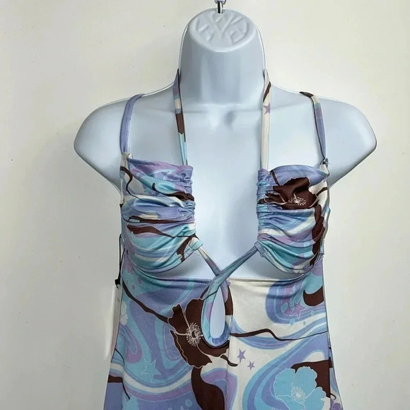 Oceanus | Dresses | Oceanus Swimwear Floral Print Dress Imperfect ...